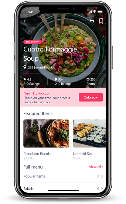 Food App: Flutter Food App UI by tevfik1 | CodeCanyon